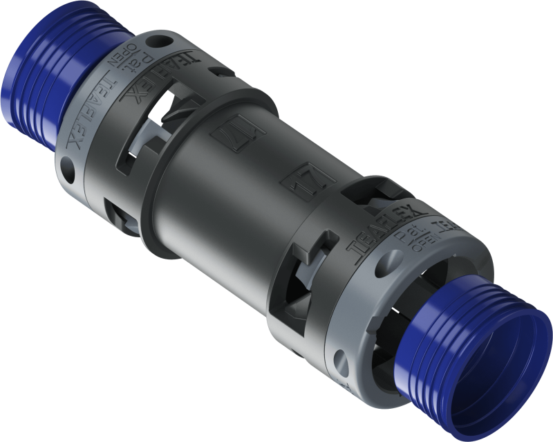 CS polyamide conduit splice connector IP68/IP69K | Teaflex