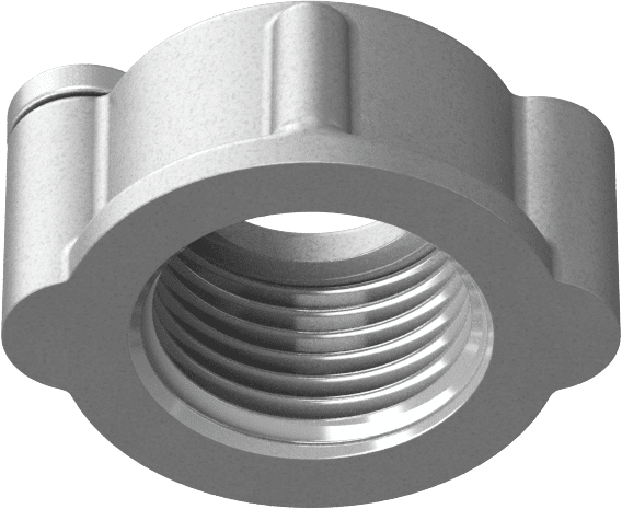 DBT aluminium bushings with earthing screw | Teaflex