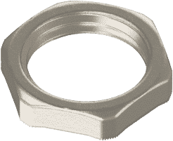 DE nickel plated brass locknut for equipotential bonding | Teaflex