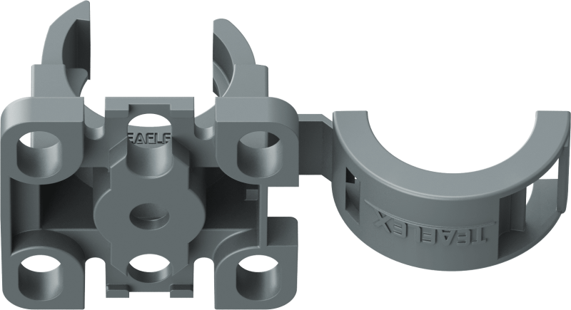 Fissaguaina GBC con clip di sicurezza e base di ancoraggio integrata in poliammide | Teaflex