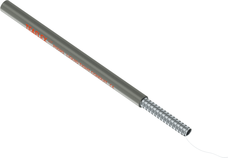 Guaina P in acciaio zincato ricoperta in PVC IP67 | Teaflex