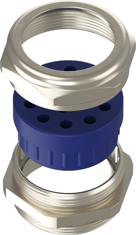 Pressacavo PR 15 fori in ottone nichelato IP68 | Teaflex