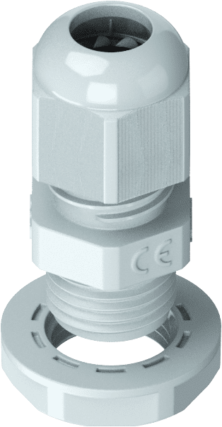 PTE polyamide economic line cable gland including locknut IP68 | Teaflex