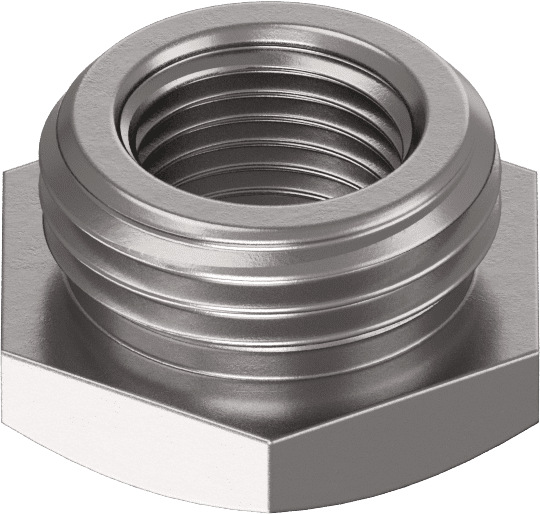 R brass nickel plated hexagonal reducer | Teaflex