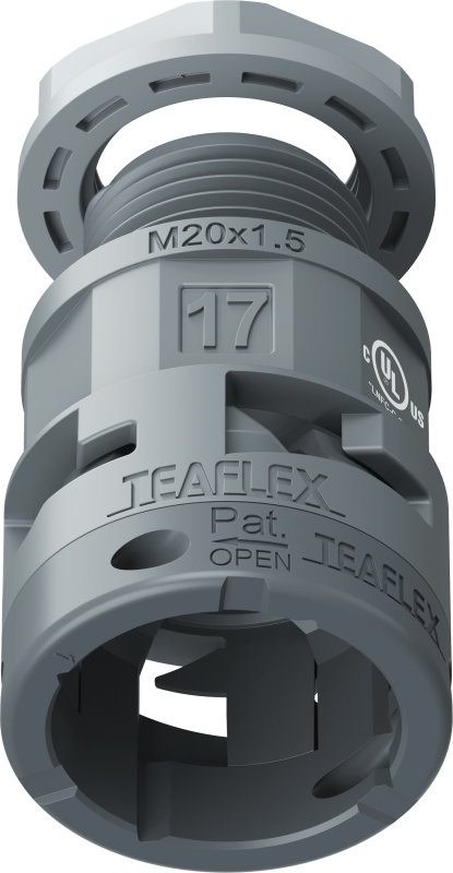 SM polyamide straight male thread fitting IP66 cULus | Teaflex