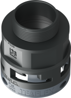 SM polyamide straight male thread fitting IP66 | Teaflex