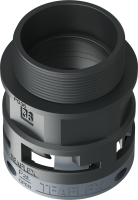 SM polyamide straight male thread fitting IP66 | Teaflex