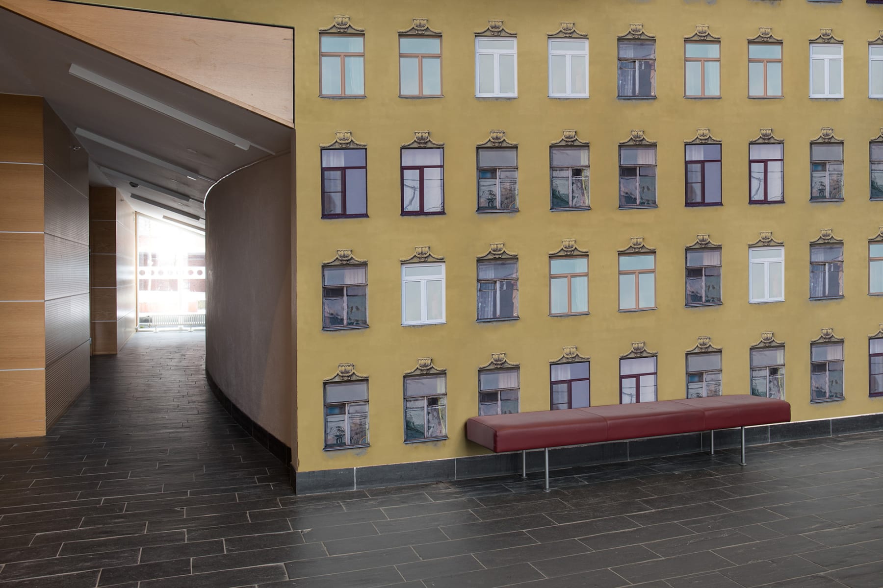 Window Row, Saffron Street - Wallpaper | Rebel Walls