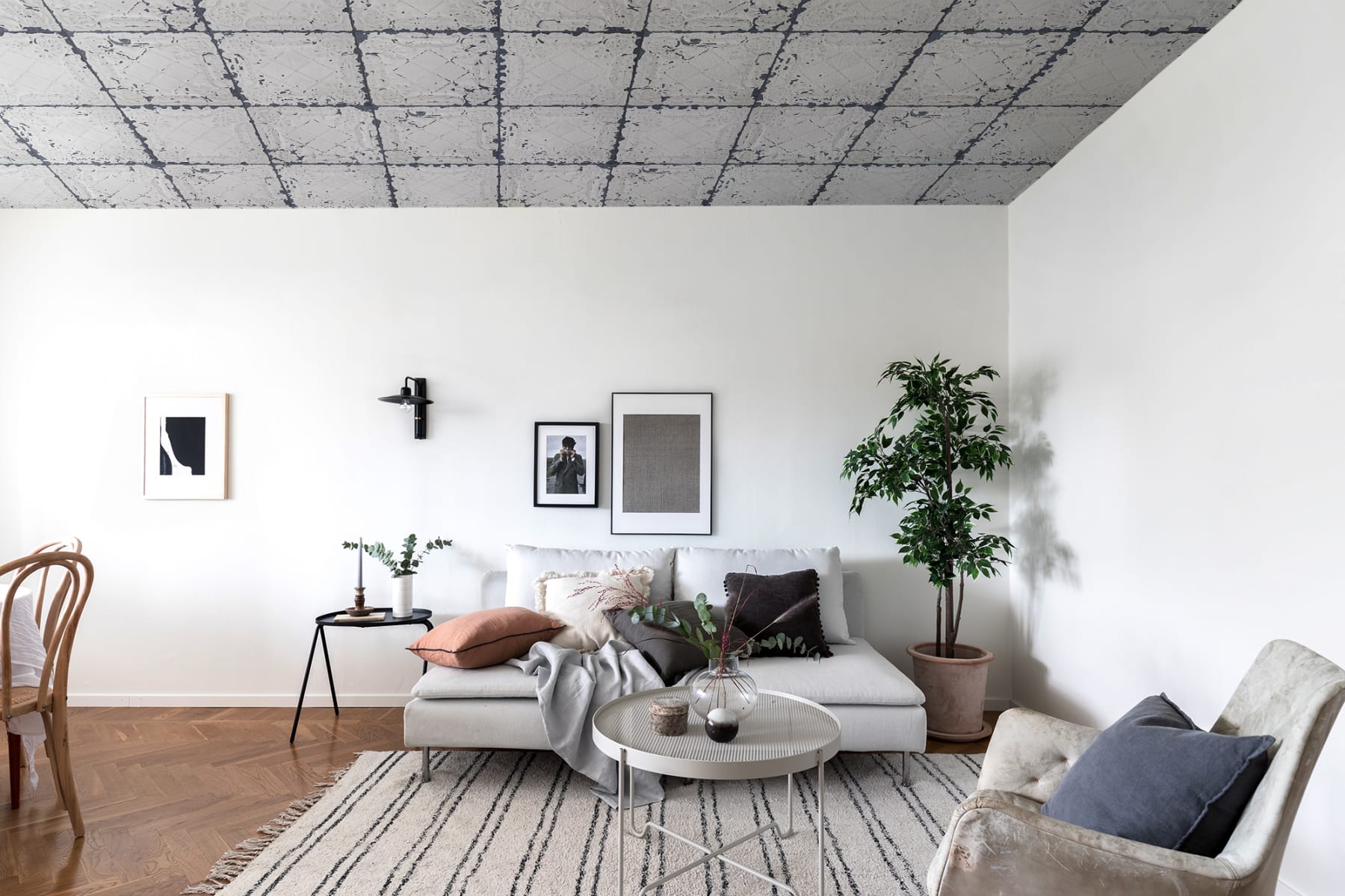 Tin Plates, Nebraska, White | Rebel Walls