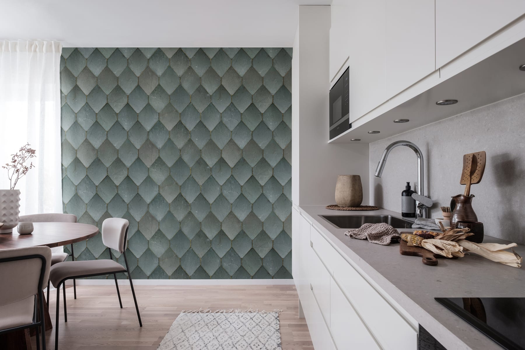 Osaka Tiles Emerald - Rebel Walls