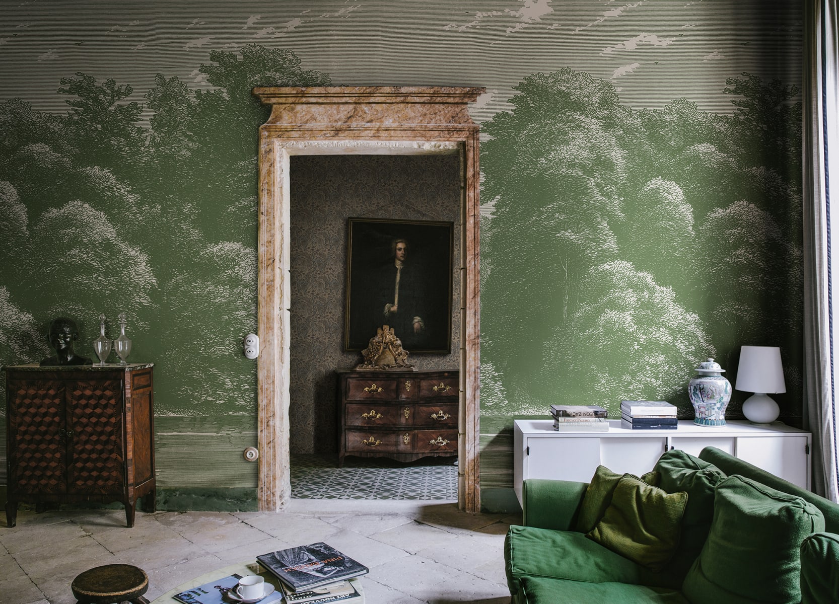 Spring Season Green - Rebel Walls