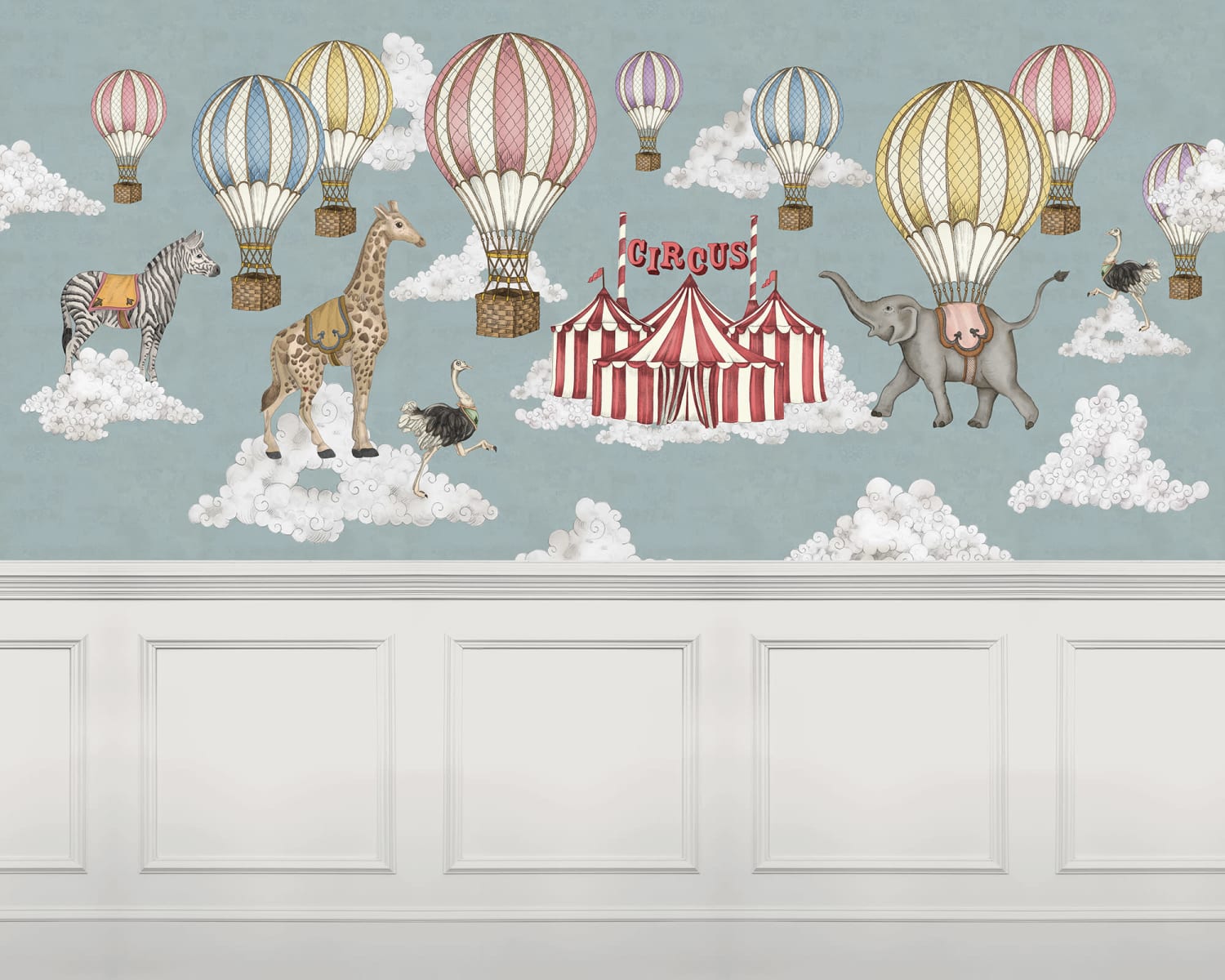 Circus Horizon Panel - Wallpaper | Rebel Walls