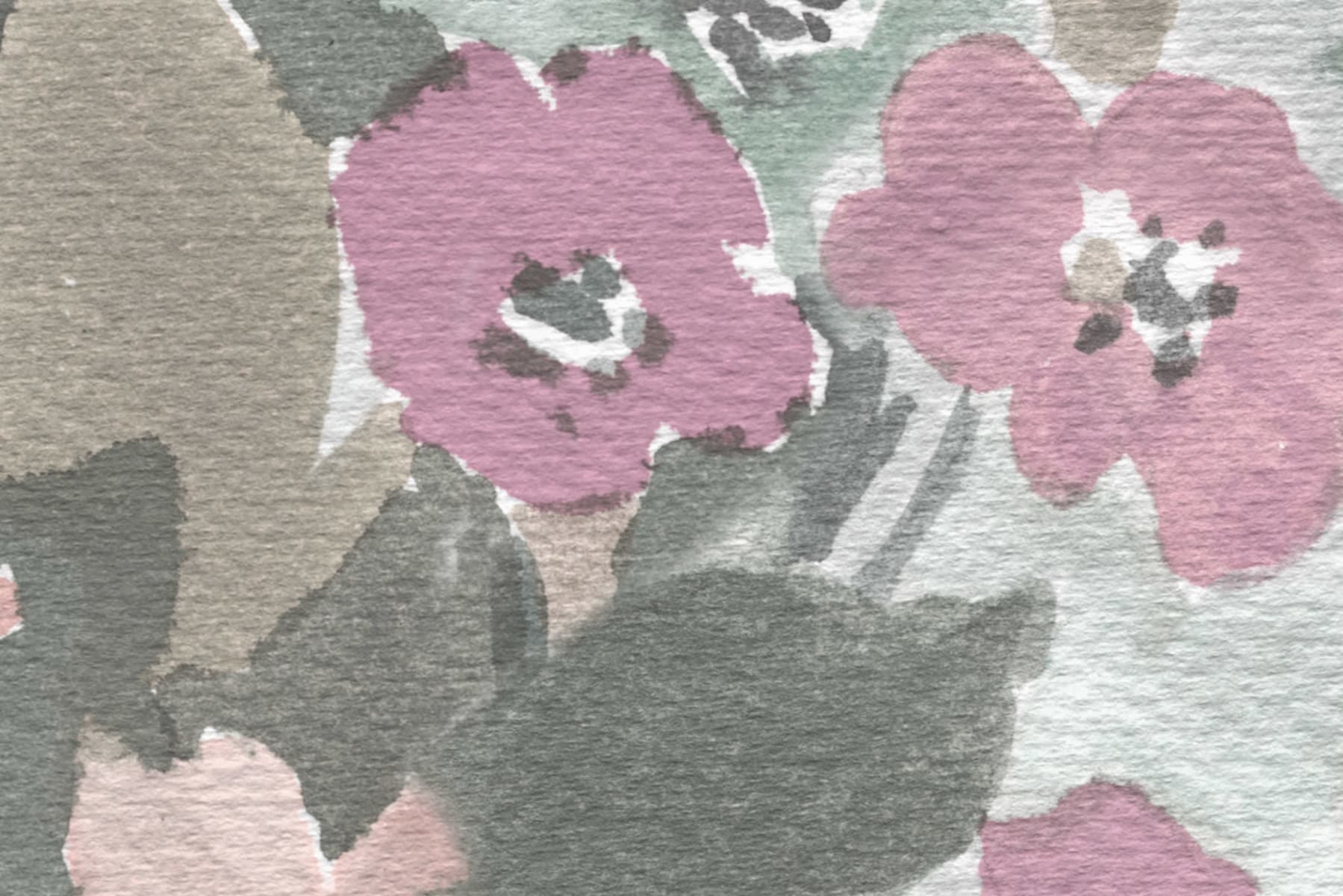 Summer Field Dusty Pink - Rebel Walls