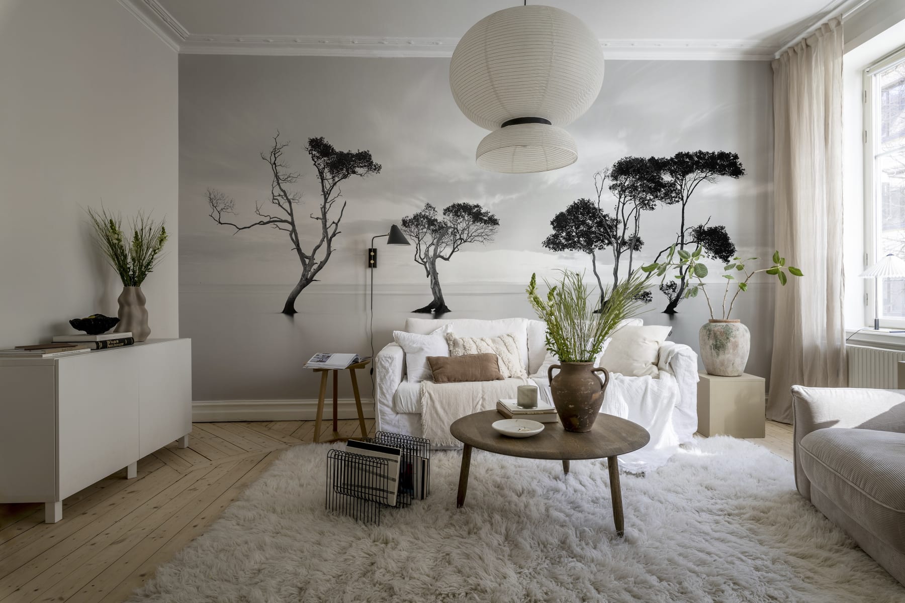Peaceful Tree - Wallpaper | Rebel Walls