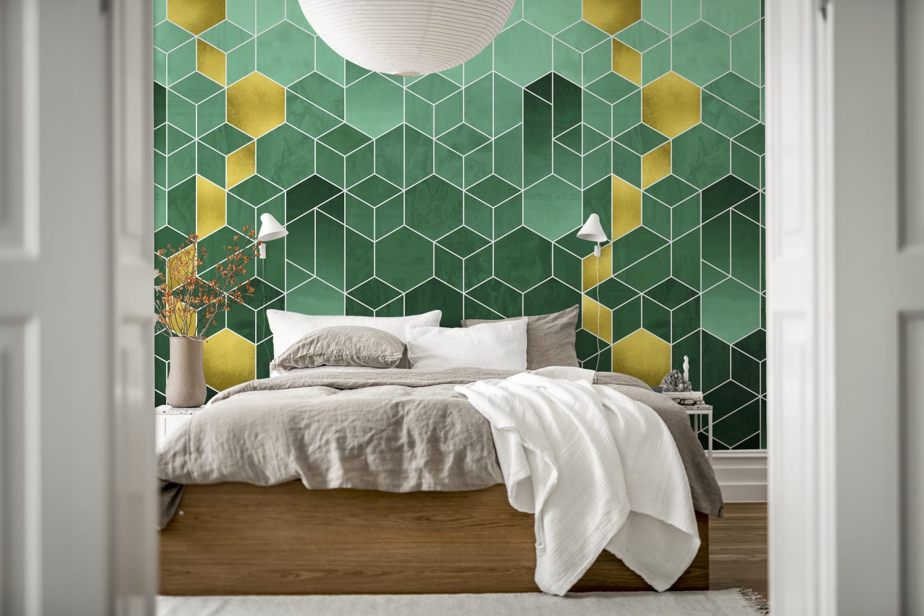 Gradient Geometry, Emerald - Rebel Walls