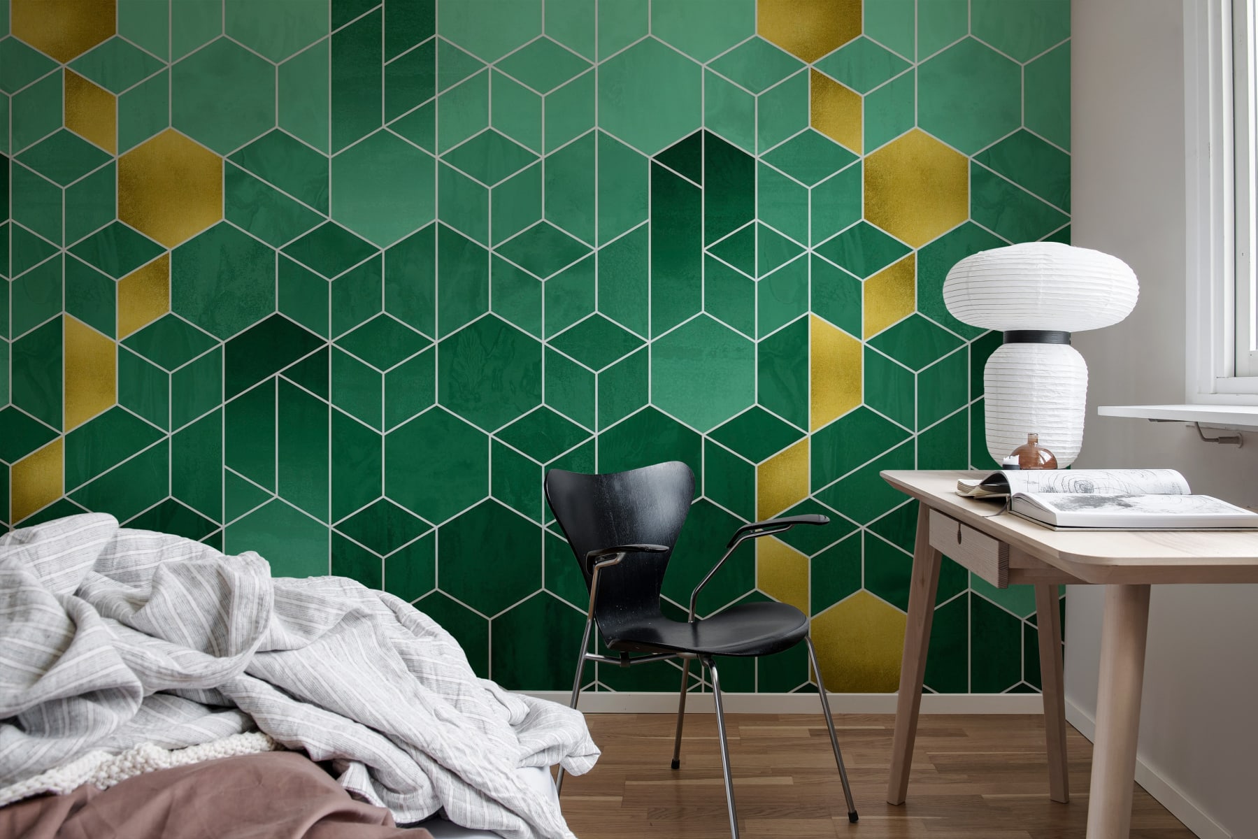 Gradient Geometry, Emerald - Rebel Walls