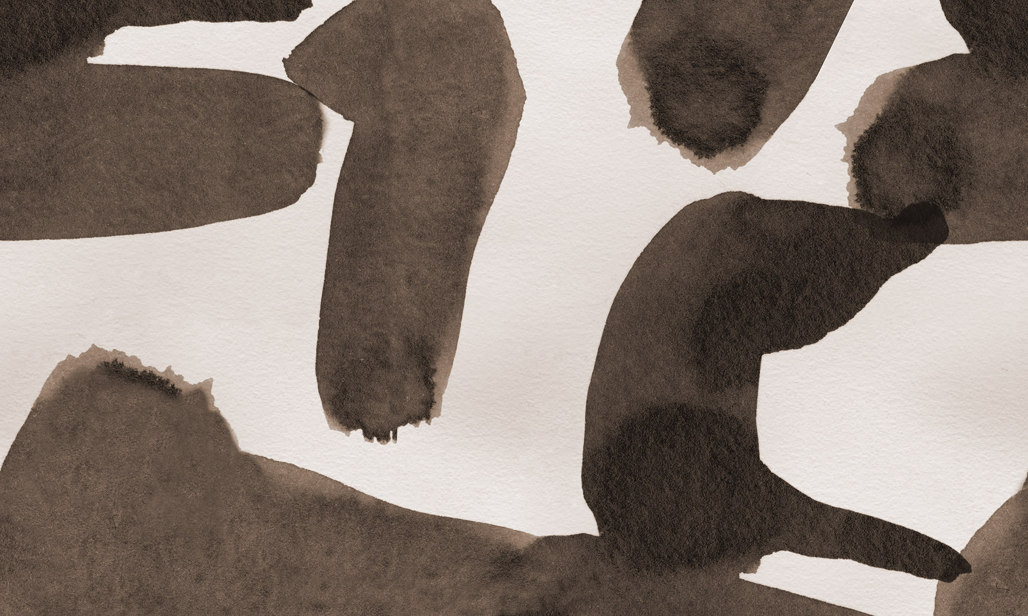 Wiggle Shapes, Brown | Rebel Walls