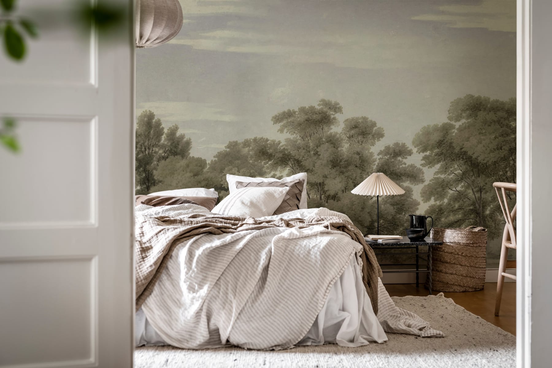 Whispering Forest, Green - Rebel Walls