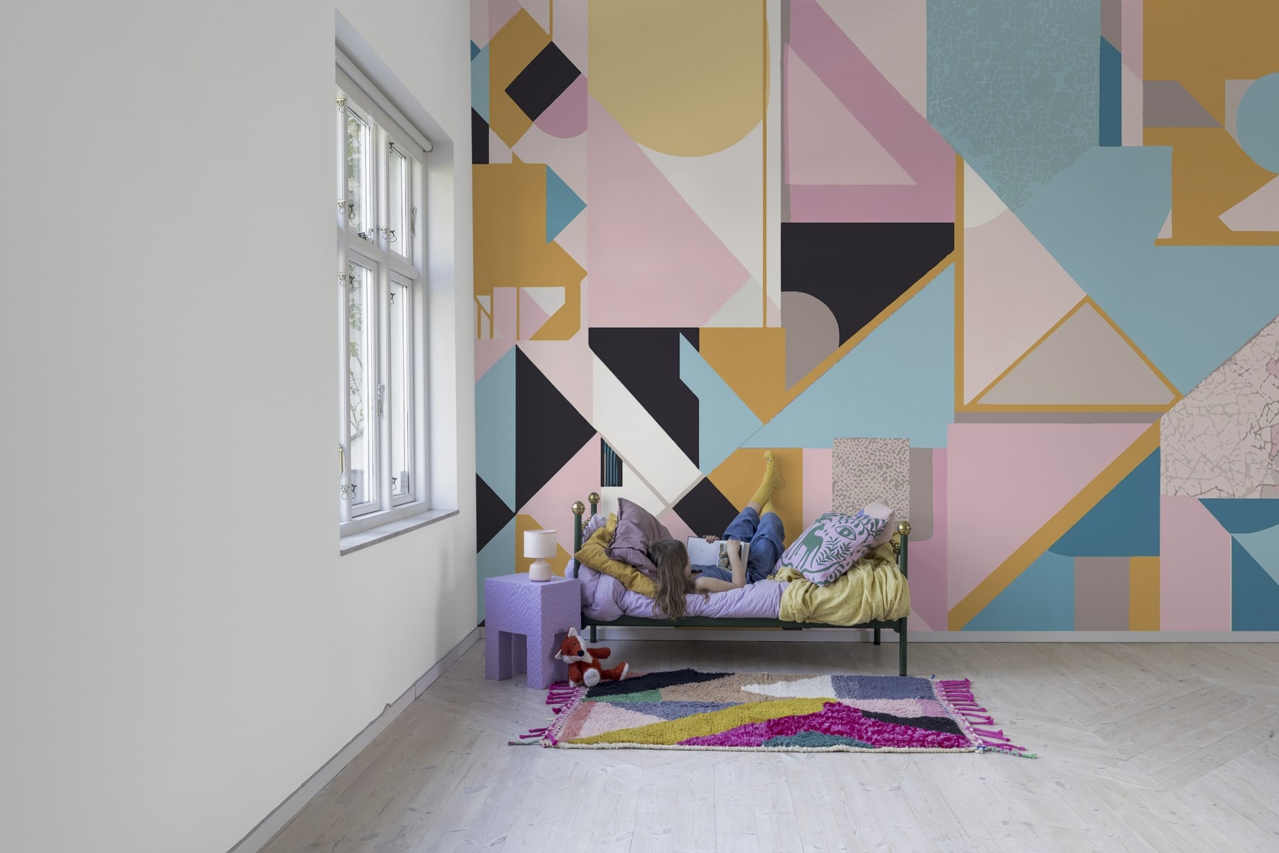 Retro Forms, Multi - Wallpaper | Rebel Walls