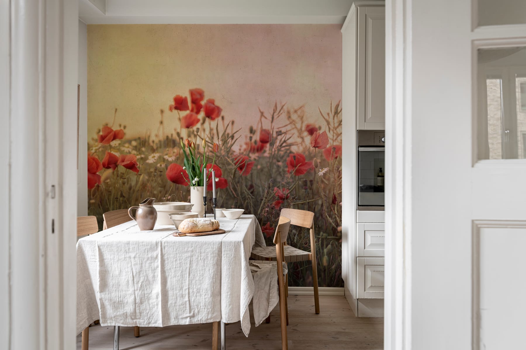 Poppy Field, Dawn - Rebel Walls