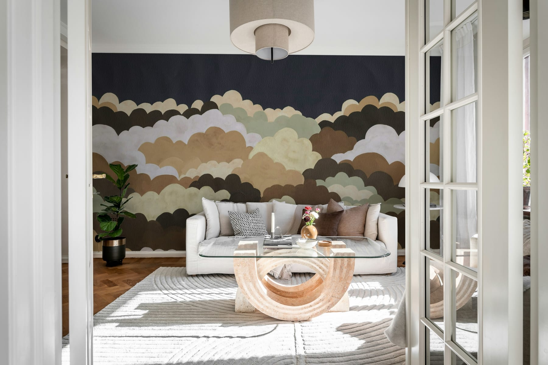 Fun Clouds, Night | Rebel Walls