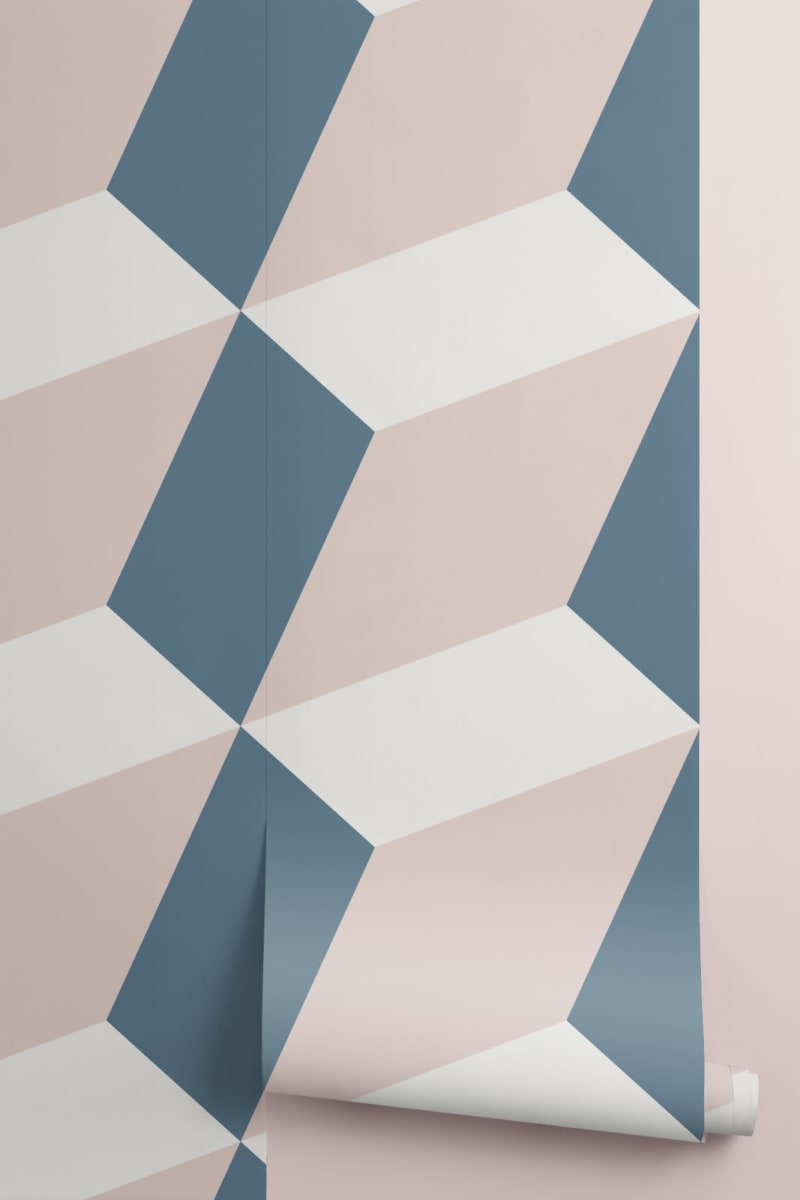 Tilted Square 3D Wallpaper Mural - Hovia - Hovia