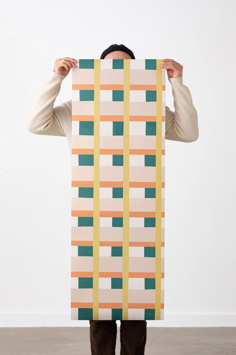 Colorful Abstract Checks Wallpaper - Hovia