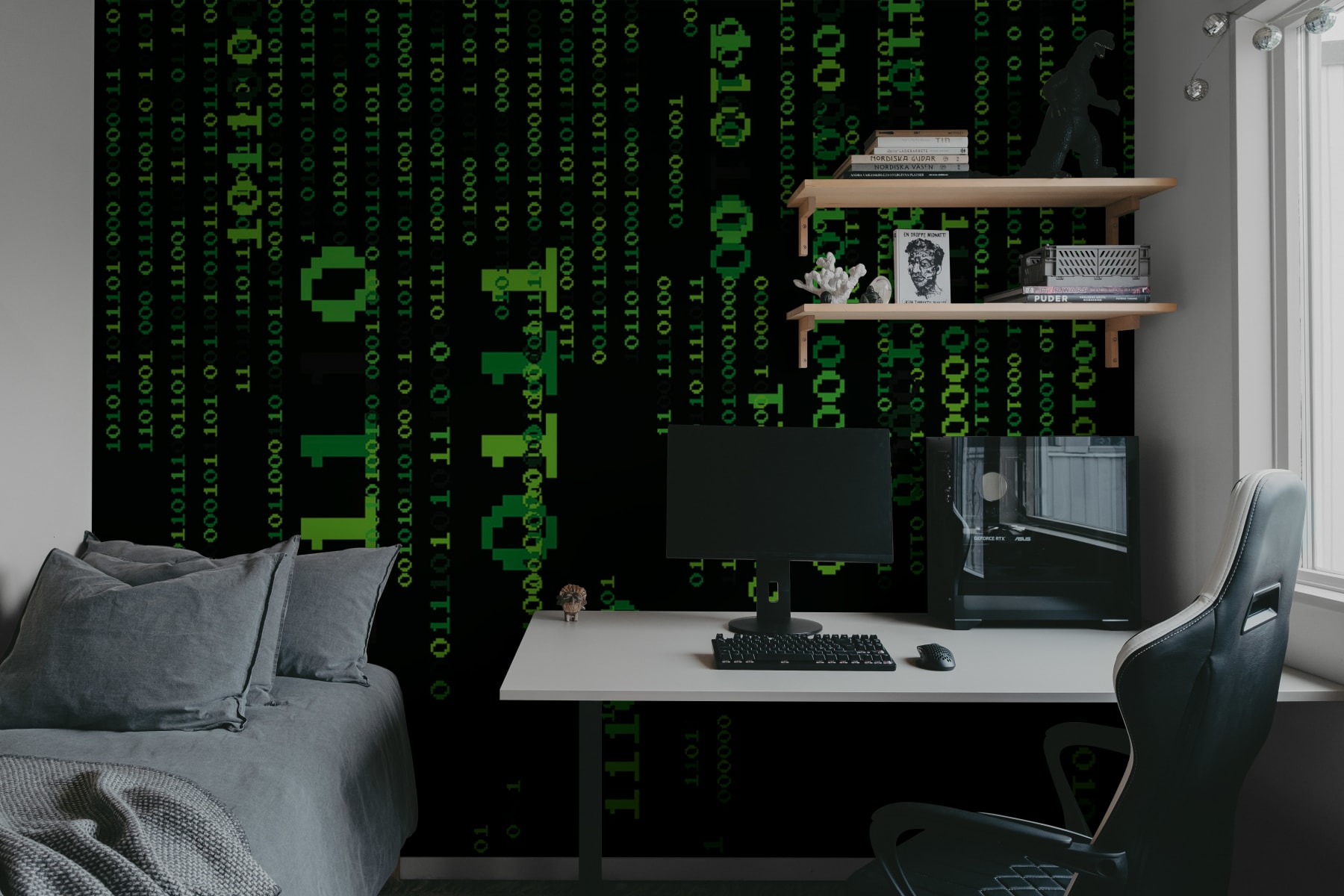 Code Drop, Green - Rebel Walls