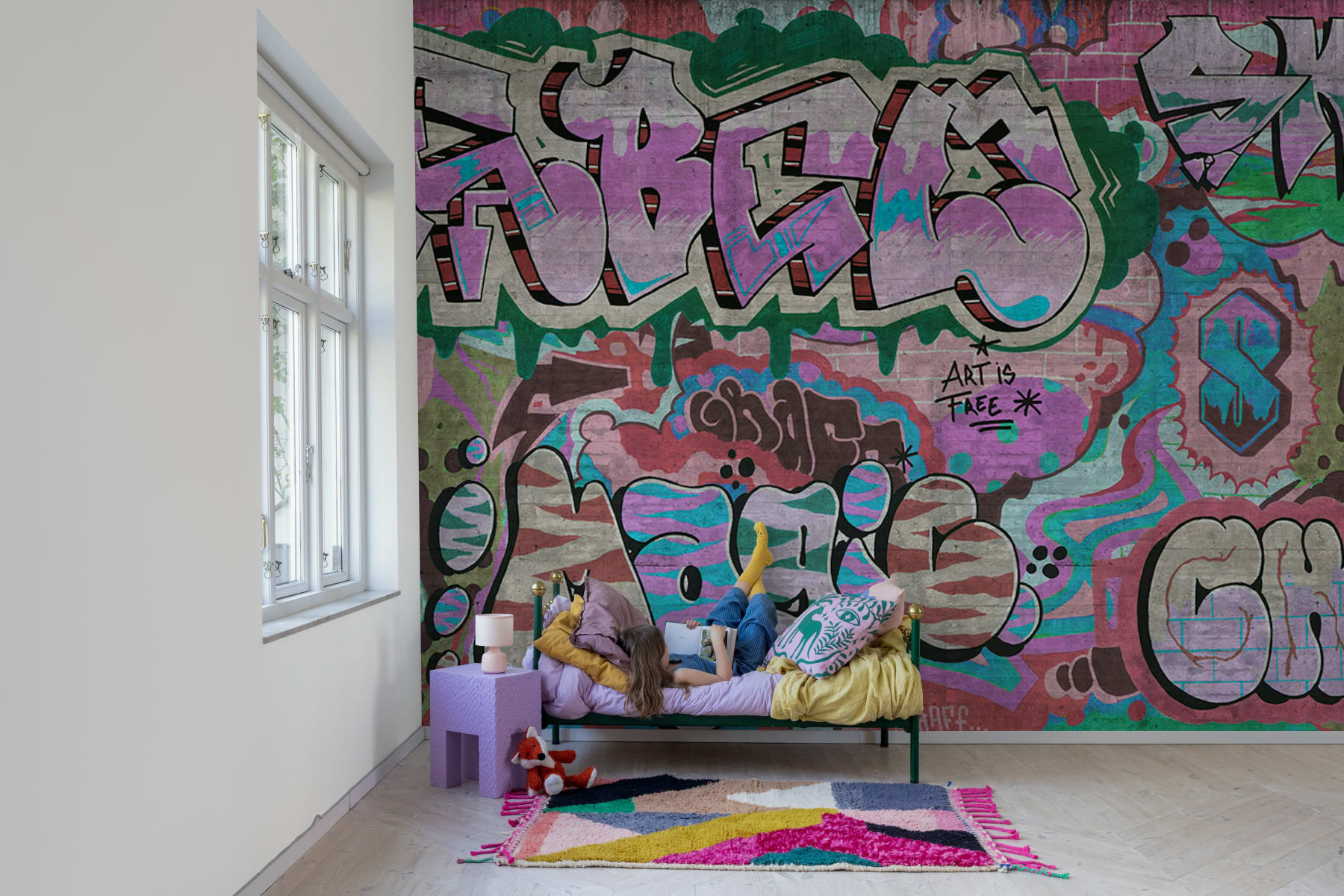 Graffiti, Pastel - Rebel Walls