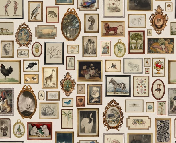 Vintage Frame Wallpaper Old Paper With Patterned Vintage Frame