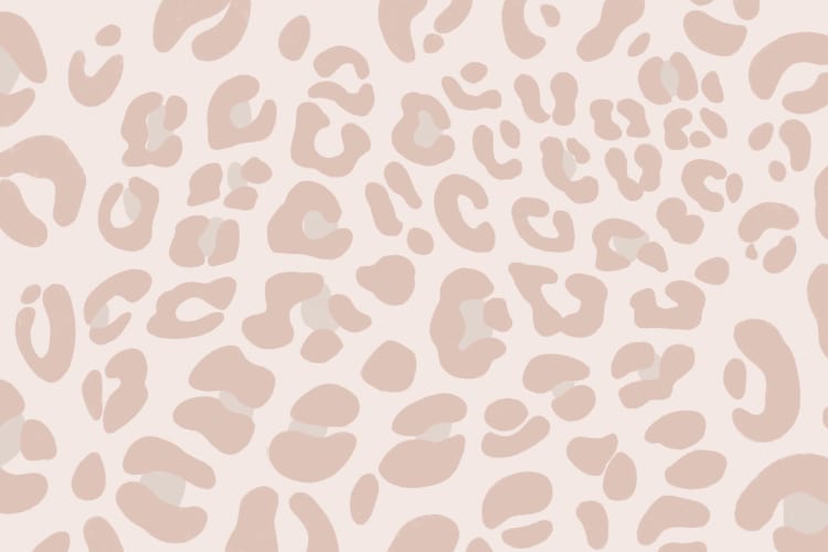 Light Pink Leopard Print Wallpaper