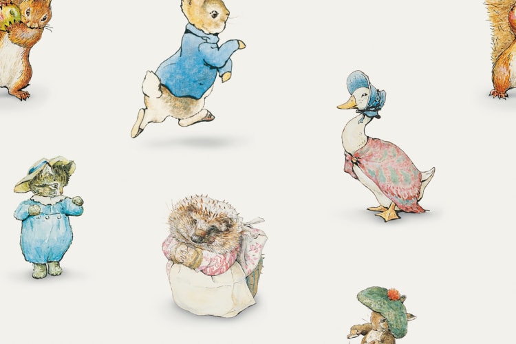 Beatrix Potter Peter Rabbit Wallpaper Mural - Hovia