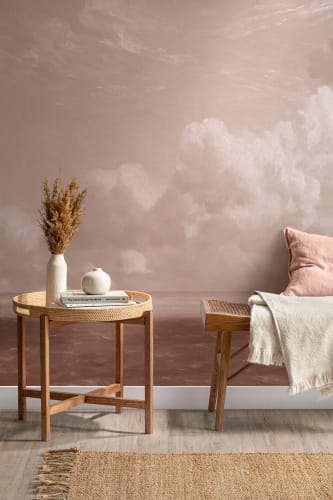 Pink John Constable Seascape Painting Mural - Hovia