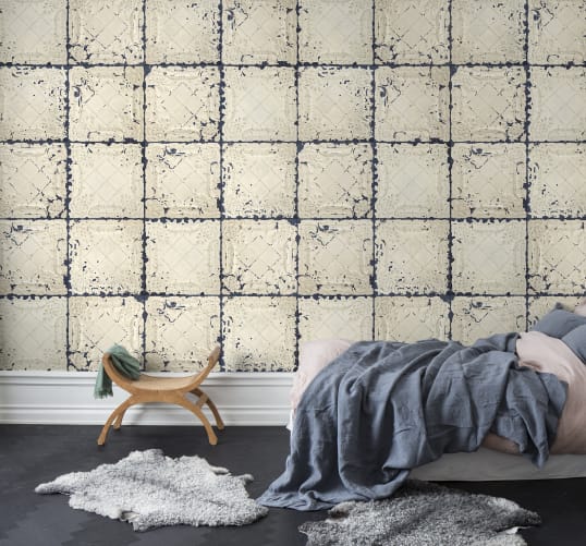 tin tile wallpaper