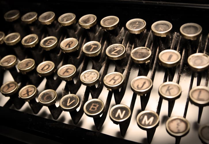 Typewriter Keyboard Wallpaper