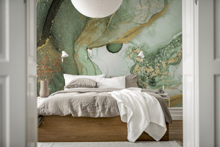 wall murals green