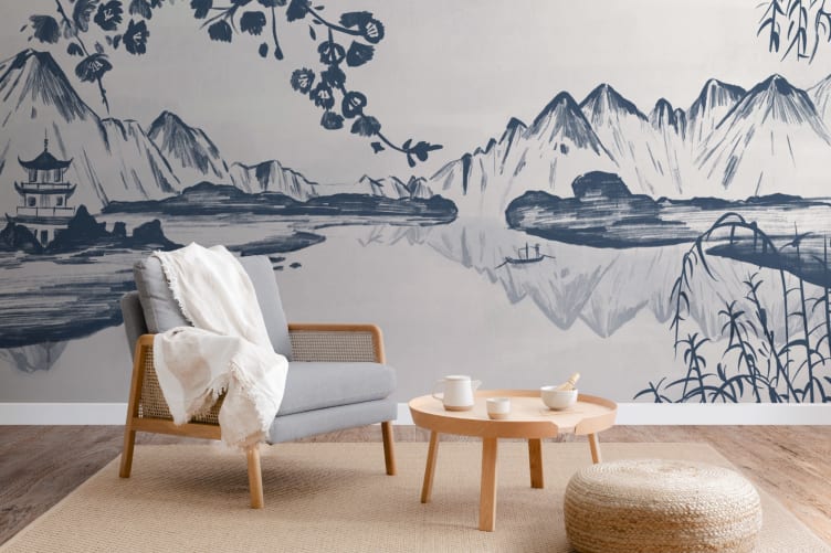 Textura De Papel De Parede Chines