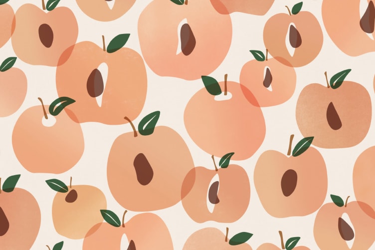 peach wallpaper