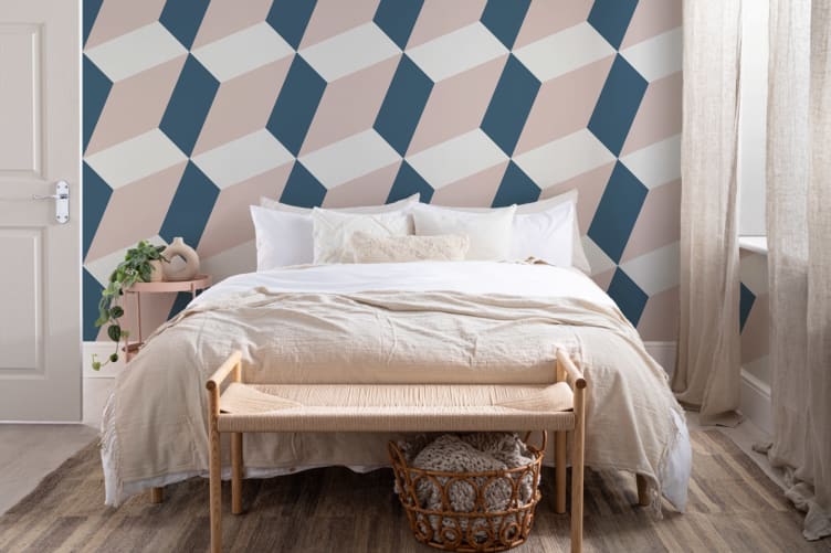 3d square panel wallpaper