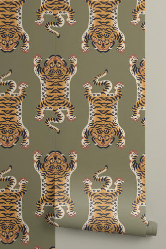 tiger pattern wallpaper