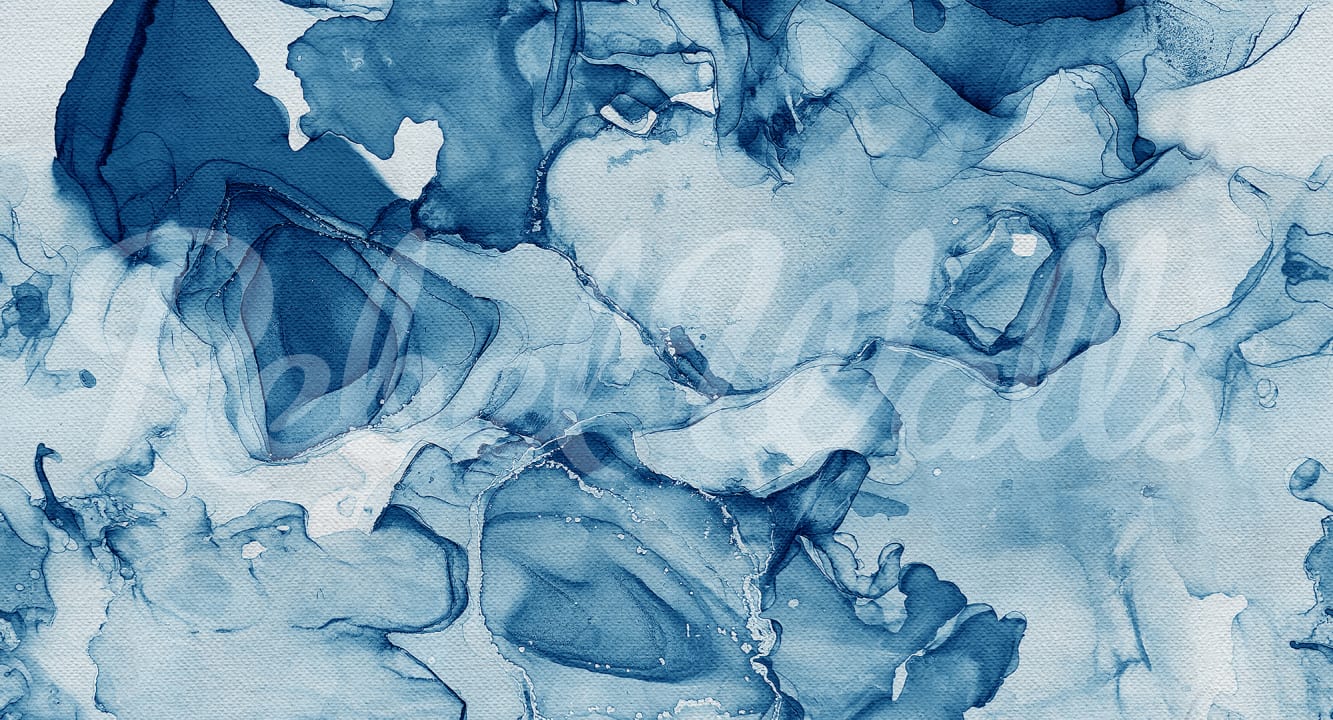 Blue Watercolors - Wallpaper | Rebel Walls