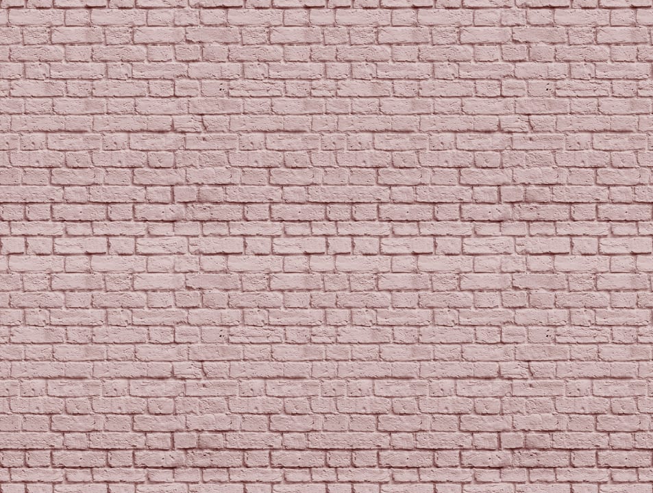 Soft Bricks, Pink - Wallpaper | Rebel Walls