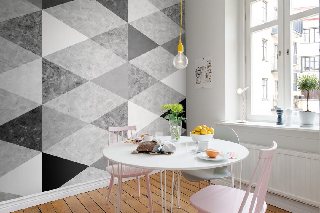 Geometric Marble - Wallpaper | Rebel Walls