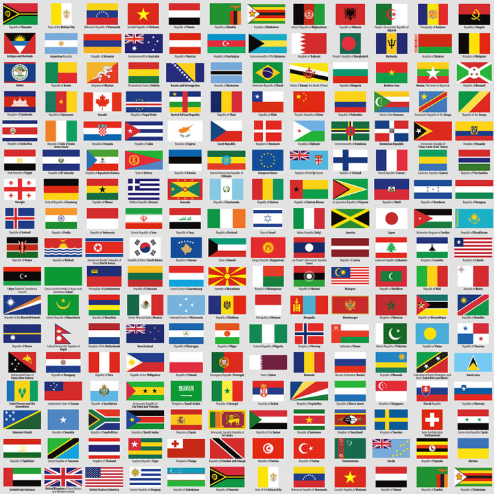 Flags Of The World A To Z List Of All Countries, In, 44% OFF