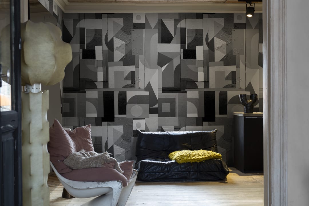 My Favorite Colors Graphite - Wallpaper | Rebel Walls