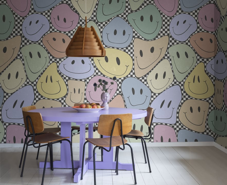Happy Rebel Colorful Chess - Wallpaper | Rebel Walls