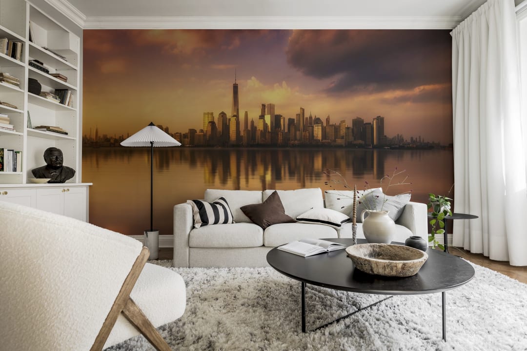 Sunset Skyline - Wallpaper | Rebel Walls
