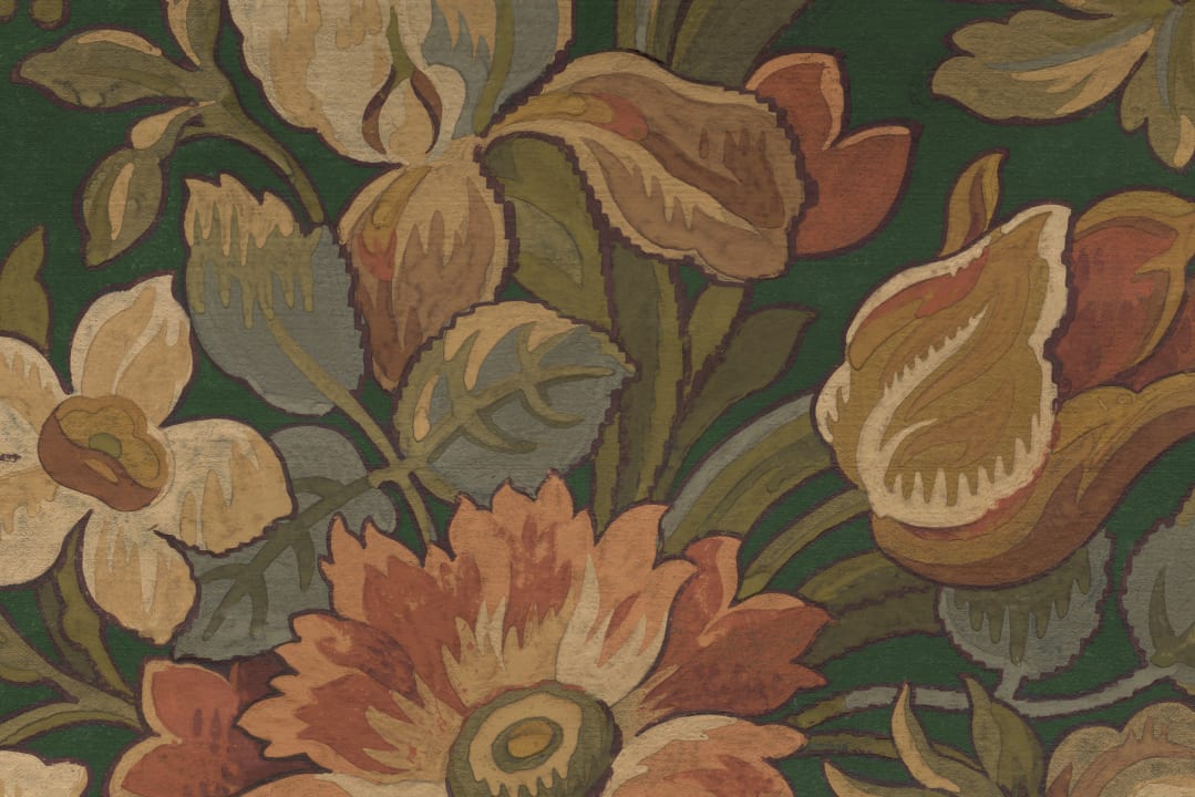 Vintage Garden Green - Wallpaper | Rebel Walls