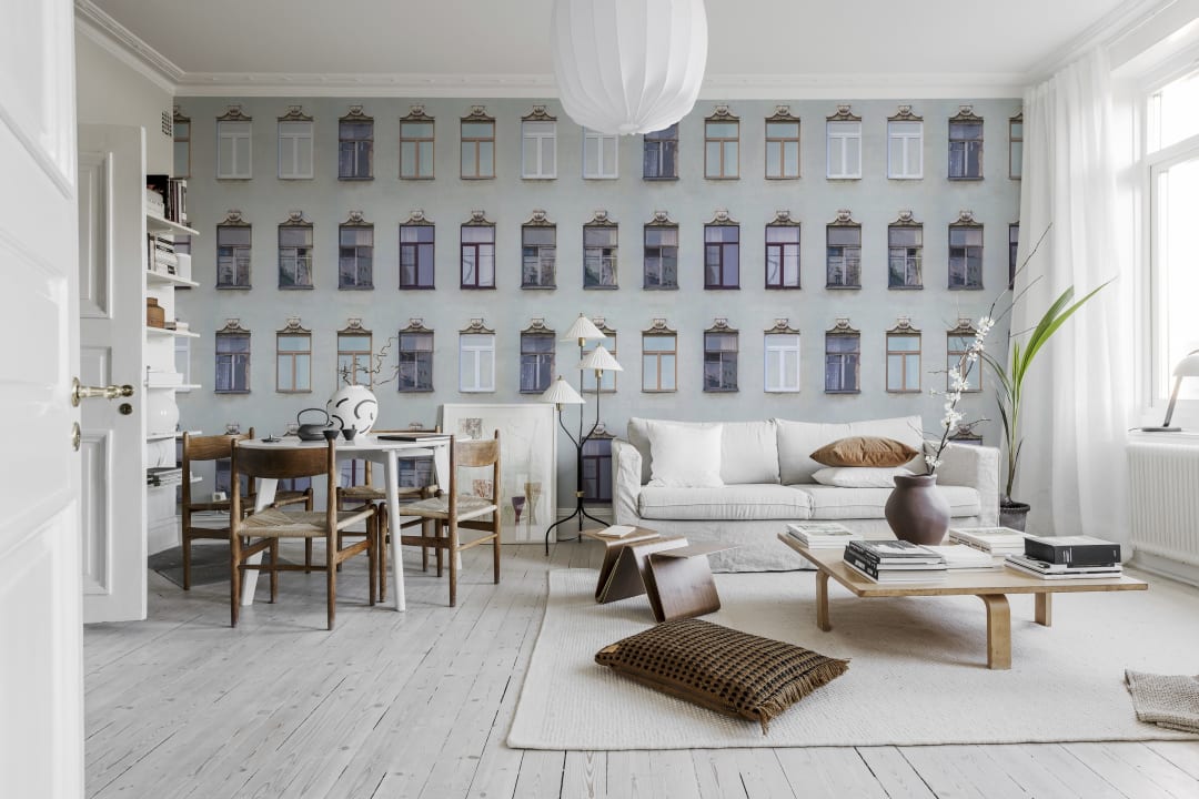 Window Row - Wallpaper | Rebel Walls