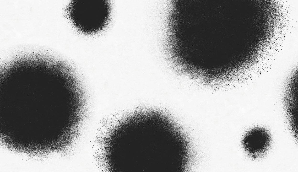 Ash Dots, Graphite - Wallpaper | Rebel Walls